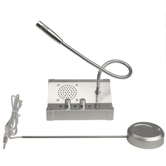 Buxun Window Walkie-Talkie Microphone for Bank and Hospital Counters