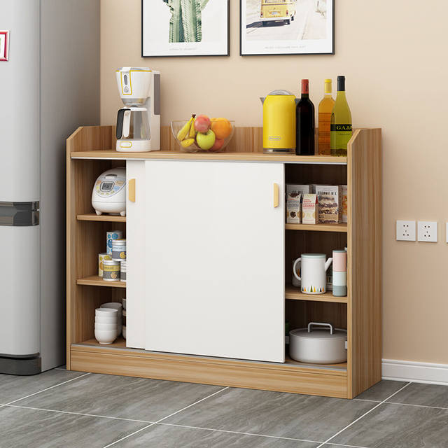 Customized sliding door ultra -narrow -thin meal cabinet 20cm kitchen ...