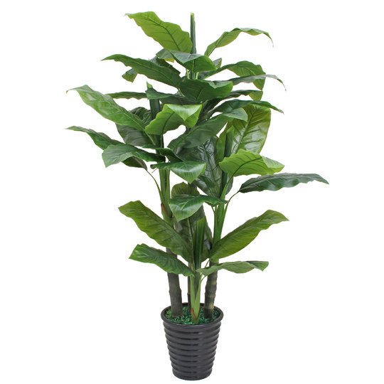 Simulation Plant Potted Bionic Rich Tree - Plastic Fake Green Plant for ...