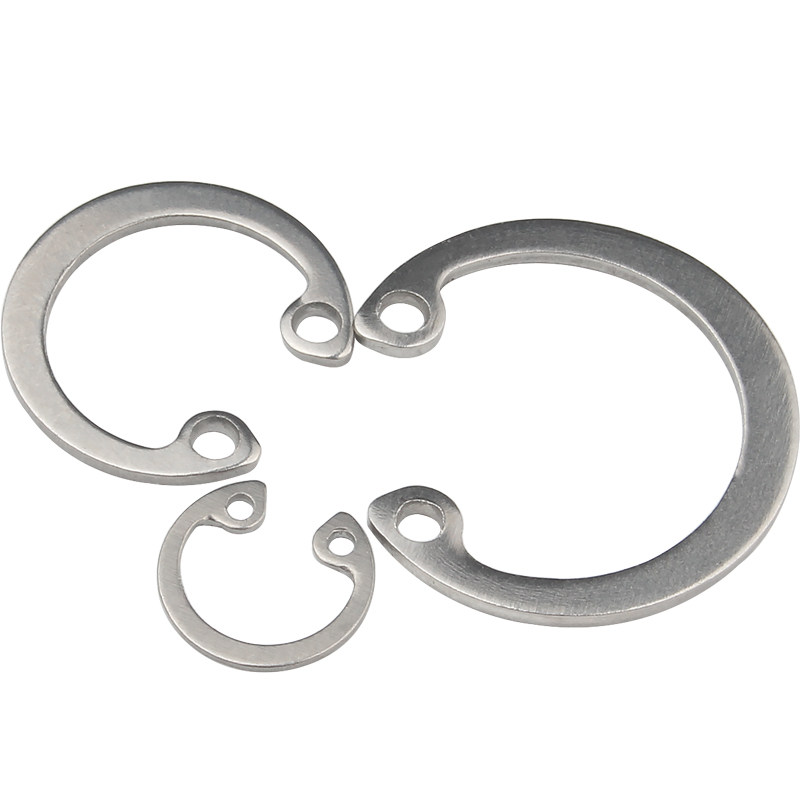 304 Stainless Steel Bearing Hole with Elastic Retaining Ring for Secure ...