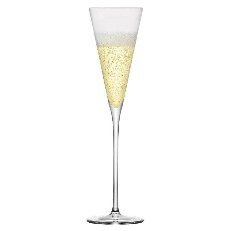 Crison Cp8203 Lead-Free Crystal Champagne Glass - High-Legged Wine Glass