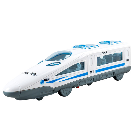 Electric High-Speed Rail Emu Model - Multifunctional Train Toy for Boys