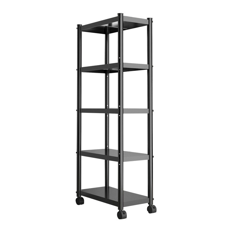 He ya Metal Kitchen Rack - 3/4/5 Tier Rolling Storage Organizer
