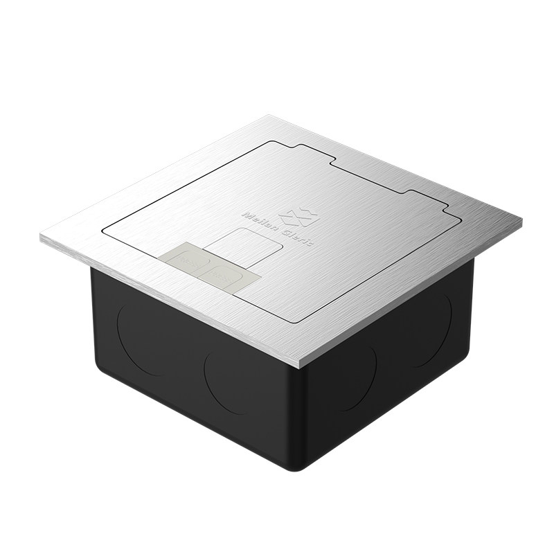 Merlin Gerin Electrical Socket - Hidden Flat Stainless Steel Five-Hole ...