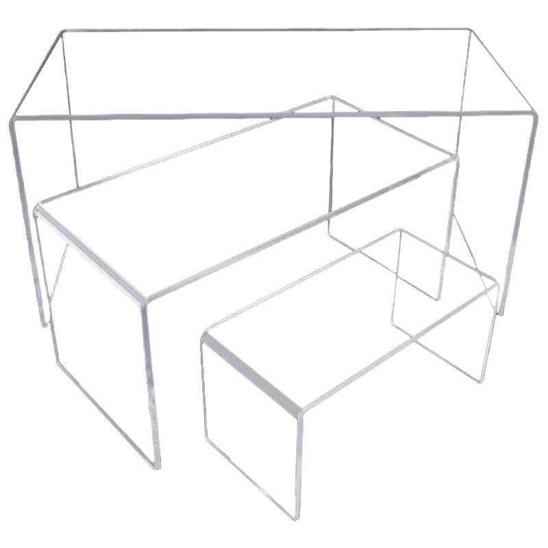 Highly Transparent U-Shaped Storage Rack - Acrylic Desktop Display Rack ...