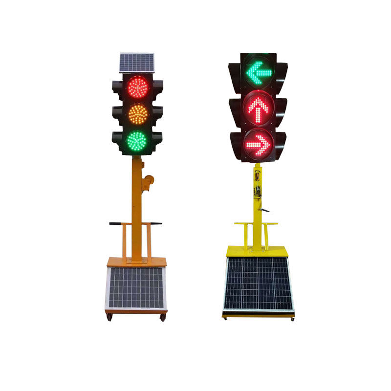 Semáforo Solar Yideshja - Luz de Advertencia Portátil y Ajustable