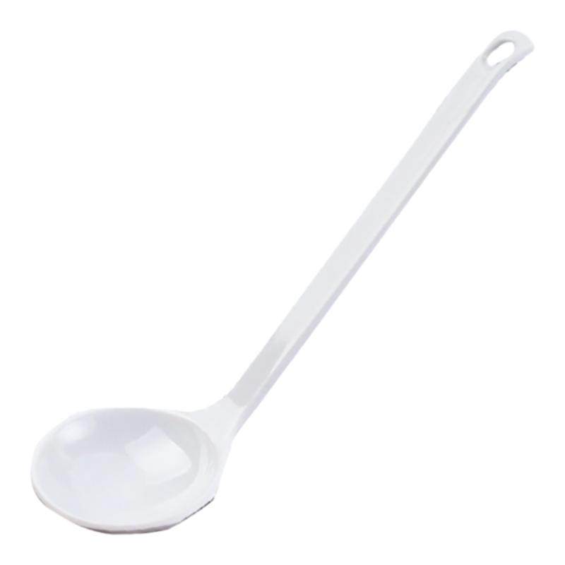 Creative Hotel Imitation Porcelain Tableware Spicy Hot Soup Spoon White ...