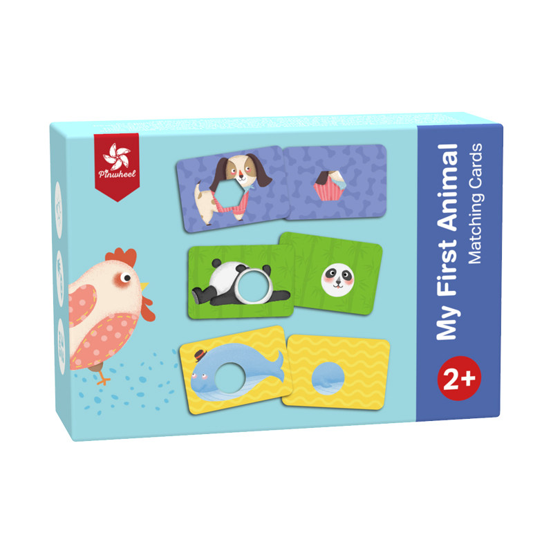Pinwheel Animal Pairing Cognitive Cards - Early Education Toys for Toddlers