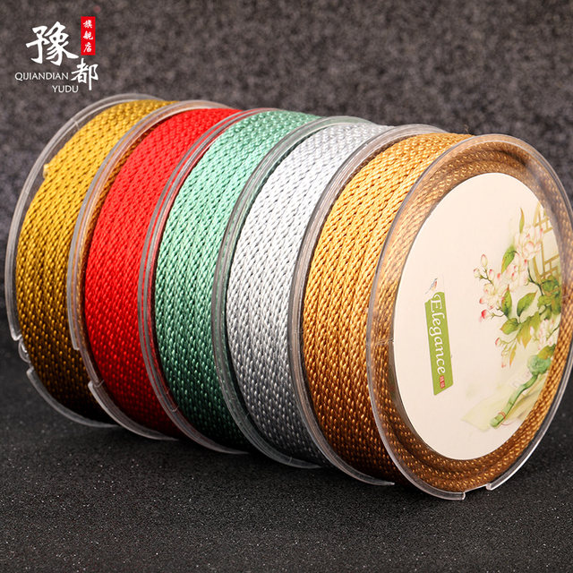 3mm corn wire necklace rope rope pendant pendant thick rope bracelet red rope corn rope DIY