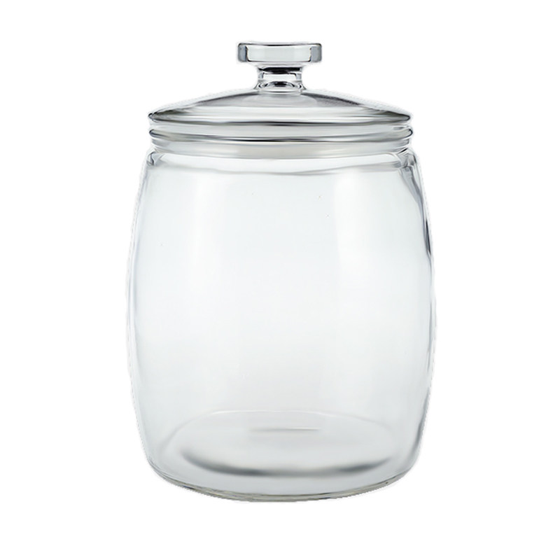 Glass Jar Kimchi Pickling Cylinder Sealed Jar Extra Large Capacity