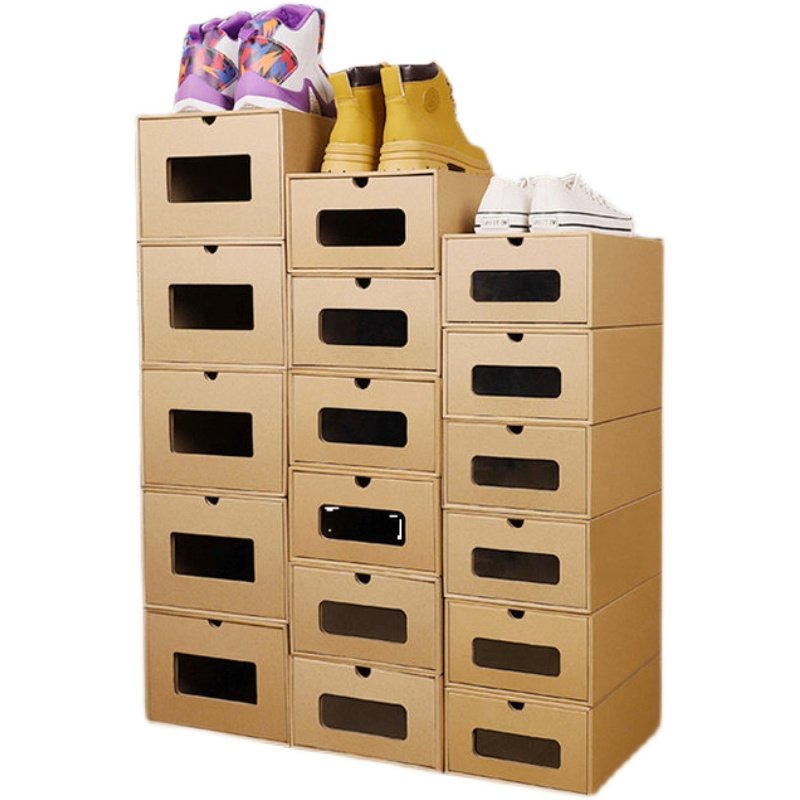 Na Chick Japanese Style Shoe Box - 18L Paper Shoe Storage