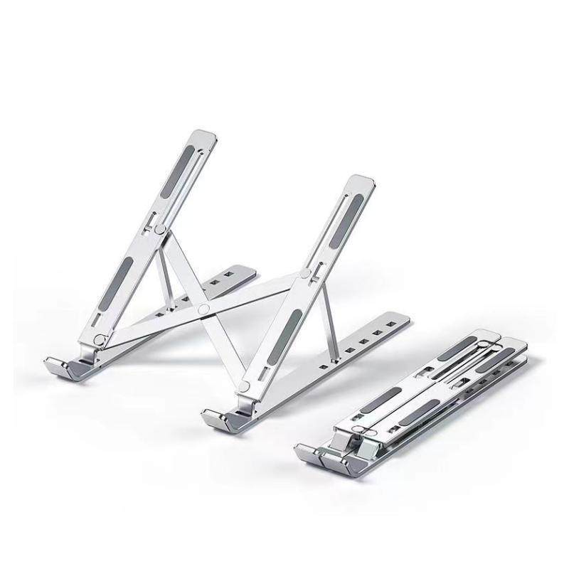 Dudukan Laptop Paduan Aluminium - Lipat & Angkat - Sn3
