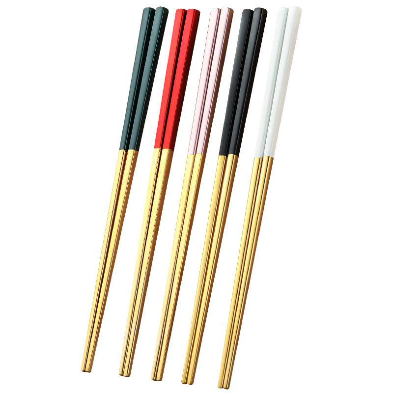 High-End Stainless Steel Chopsticks - Household Family 2023 New One ...
