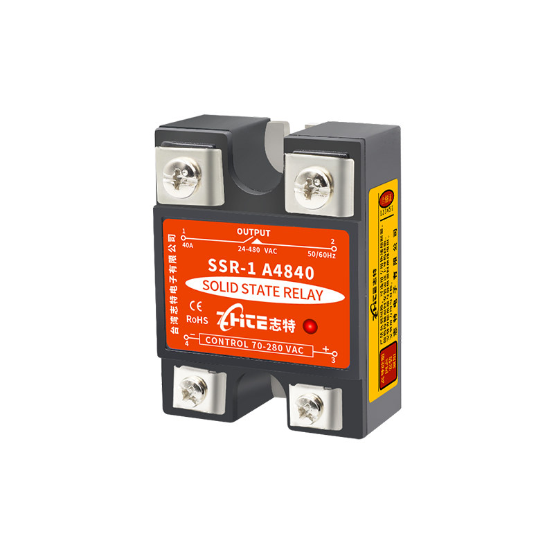 Single-Phase 25A Solid State Relay Zhite 40A - Small AC Controlled AC ...