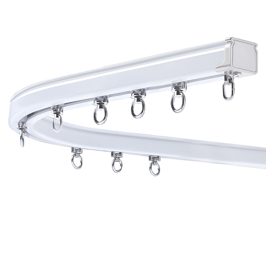 Huafuman Aluminum Alloy Curtain Track - Integrated Slide Rail System