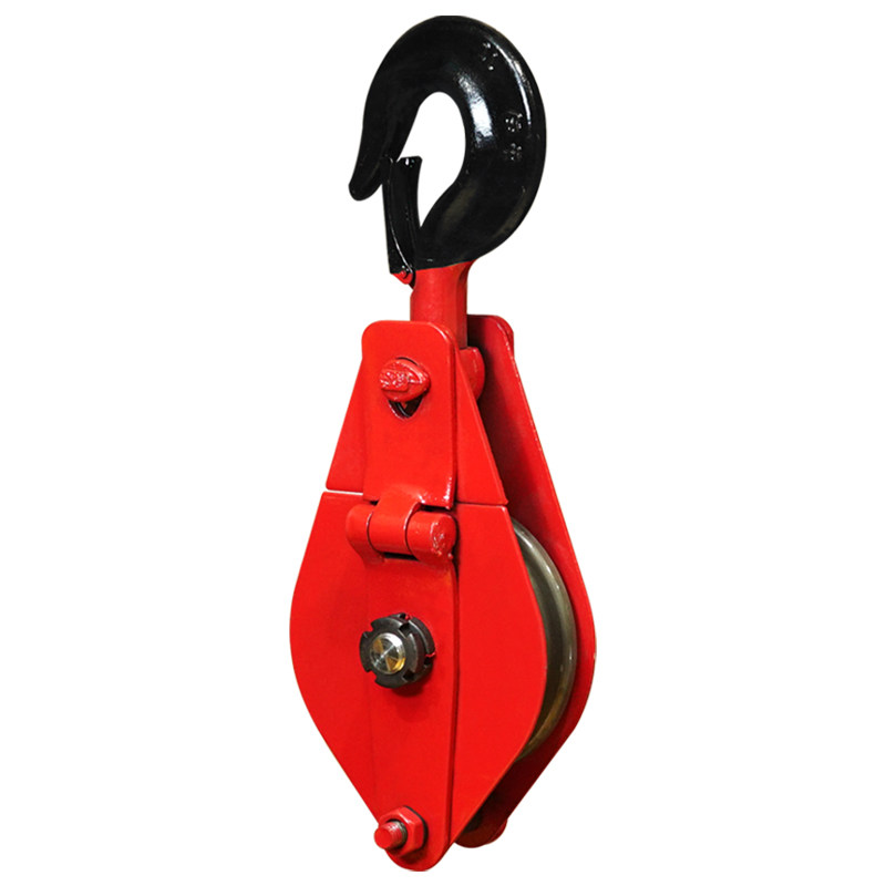 Hugong Heavy-Duty Single-Wheel Lifting Pulley Hook 1 Ton 2 Tons 3 Tons ...