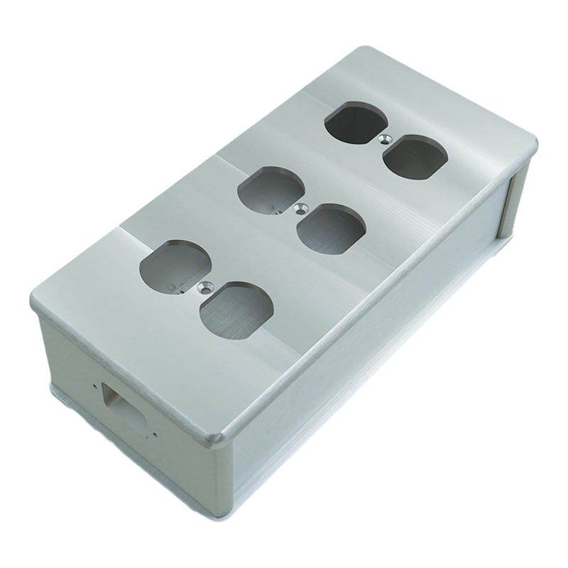 Hifi zásuvka napájení Yirong Aluminum Chassis 6-pin, americký standard