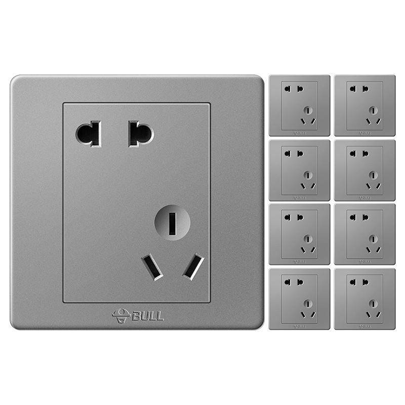 لوحة مقابس التبديل الرئيسية من bull 86 نوع خط داكن مخفي