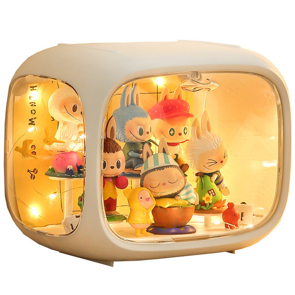 Space Capsule Blind Box Storage Cabinet - Transparent Acrylic Lego Toy ...