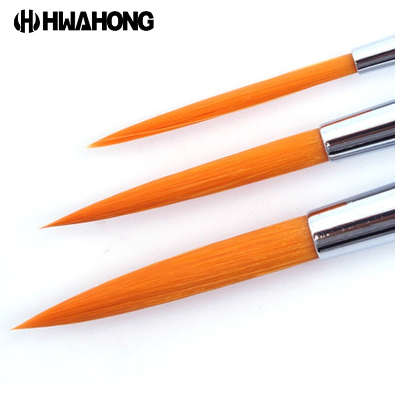 [USD 9.82] Korea HWAHONG 333 long hair nylon hair long peak stroke pen ...
