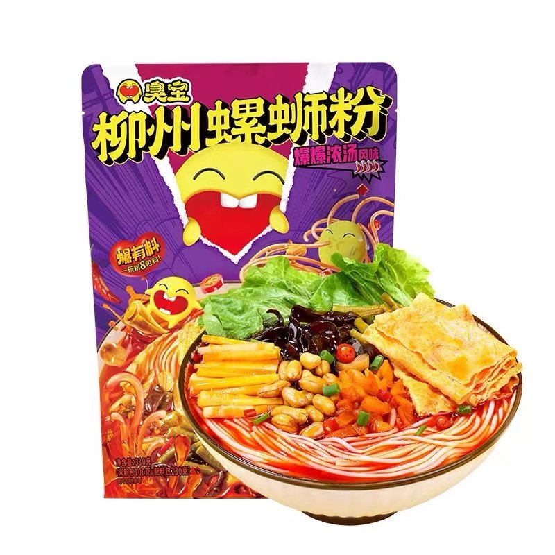 Stinky Bao Snail Rice Noodles Large Bean Curd 330g Liuzhou Snail Rice ...