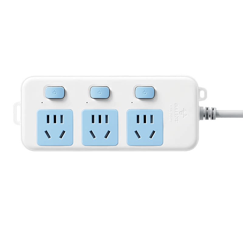 Bull Power Strip Surge Protector - 3/4/5/6 Outlet Extension Cord