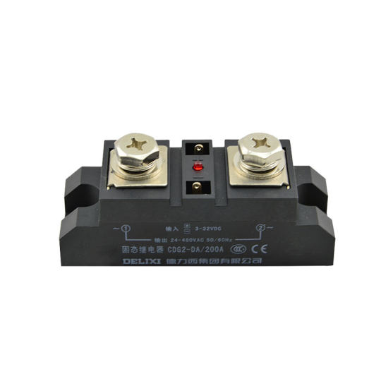 Delixi industriële eenfasige solid-state relais cdg2-da dc-besturing ac ...