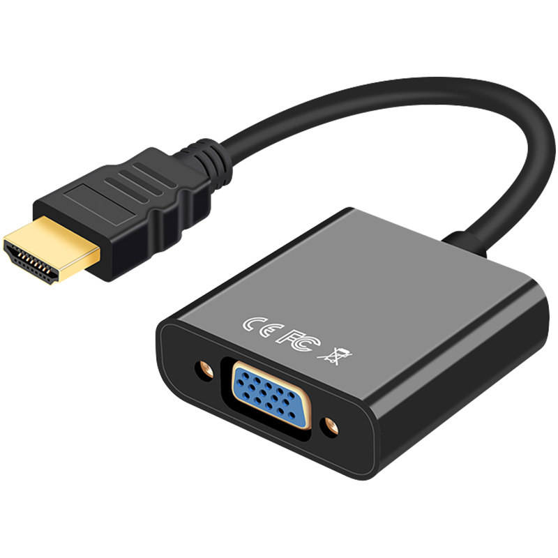 Colodo hdmi-stecker auf vga-buchse, hdmi-zu-vga-adapter, hd-video-audio-konverter, schnittstelle ...