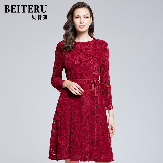 Betru's mother's wedding dress women's autumn new style mother-in-law ...