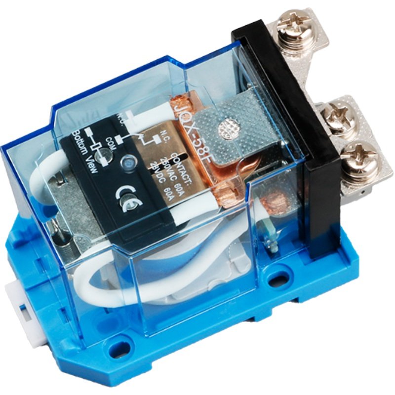 Electromagnetic Relay 60A Silver Contact High Power One Open and One ...