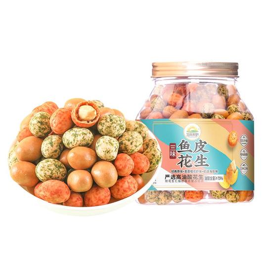 California Wilderness Three Flavor Fish Skin Peanuts 450g - Nostalgic Snack