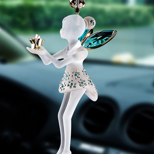 Angel Automobile Pendant Ping An Jewelry Crystal Diamond Fashion Men ...