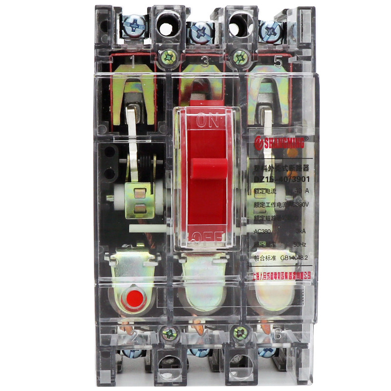 Shanghai People's Air Switch Household Circuit Breaker Transparent ...