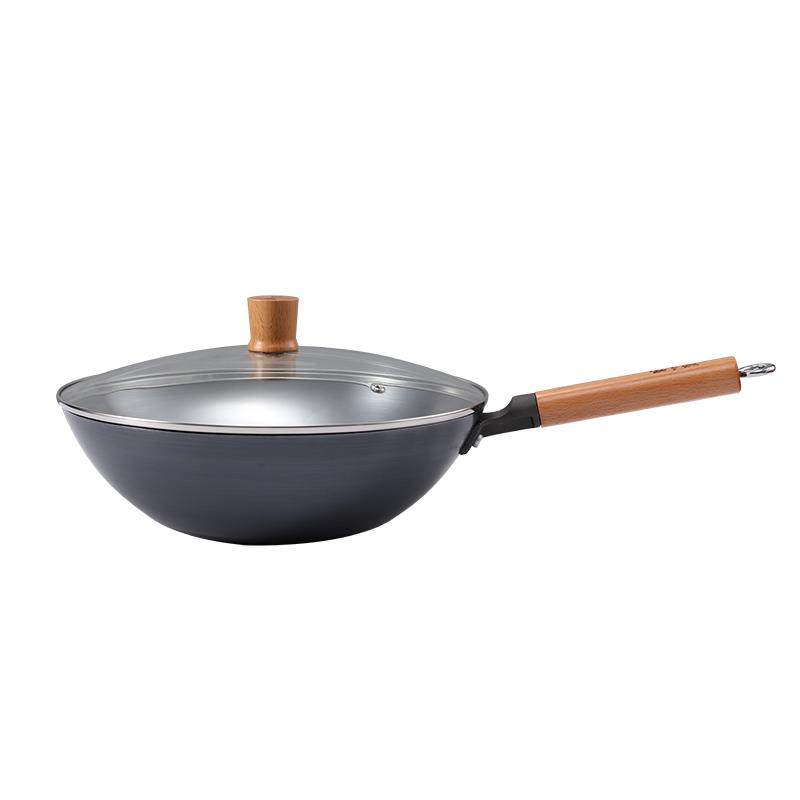 Wok de Ferro Zhang Xiaoquan - 32cm Frigideira Tradicional Chinesa