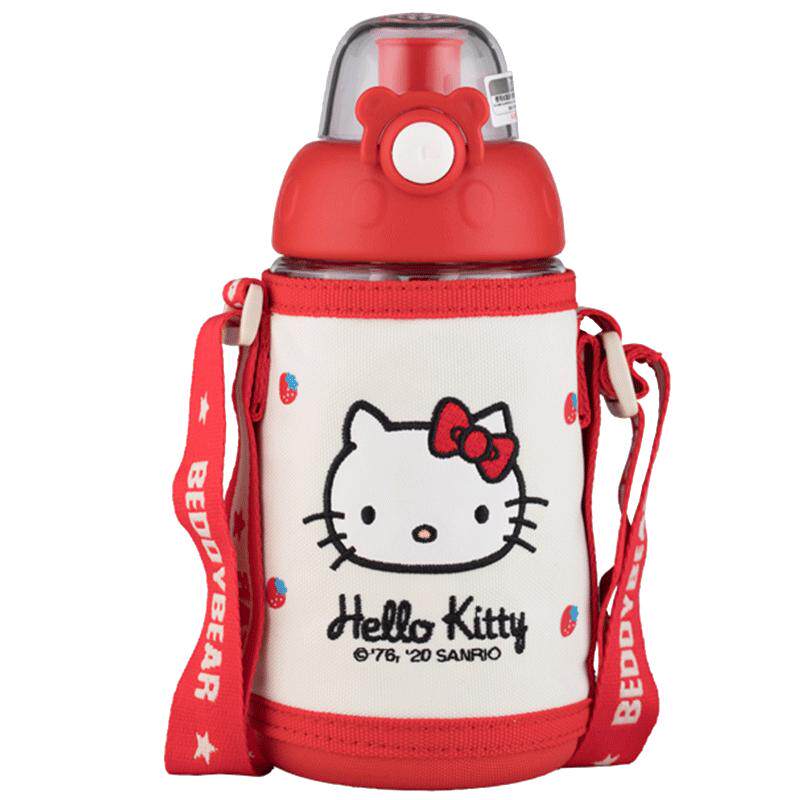 Beddybear Cartoon Shaking Cup - Hello Kitty Water Bottle for Kids