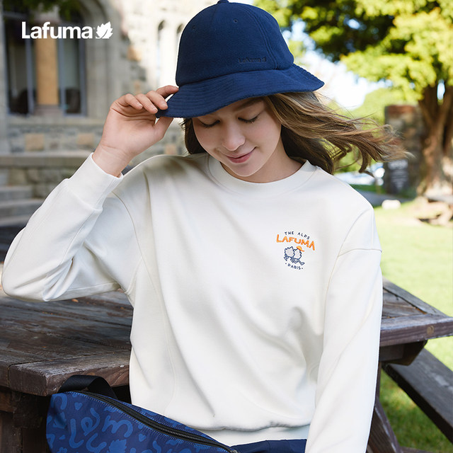 LAFUMA outdoor pullover drop shoulder sleeve sweatshirt women's round ...