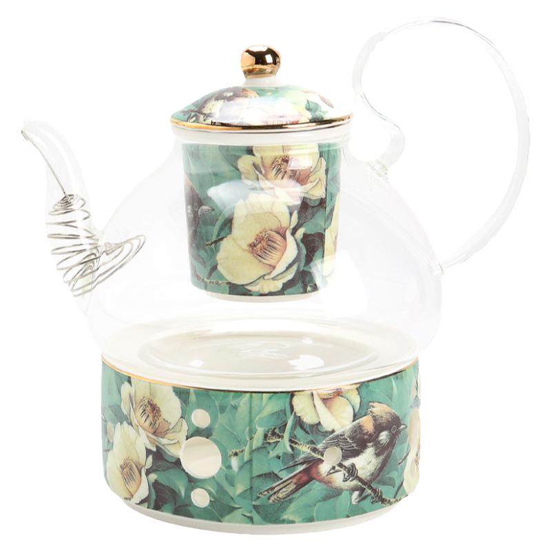 Those Times Floral Tea Set - 6 Person Herbal Tea Set