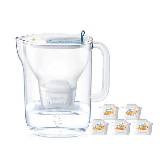 Brita Style XL Water Filter Pitcher + 5 Filter Cartridges