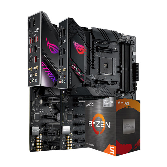 Amd ryzen r5 5600g mit asus x570/b550 gaming-motherboard-cpu-set