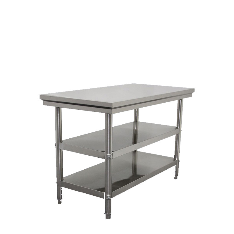 Stainless Steel Three-Layer Workbench - Assembled Kitchen Operating ...