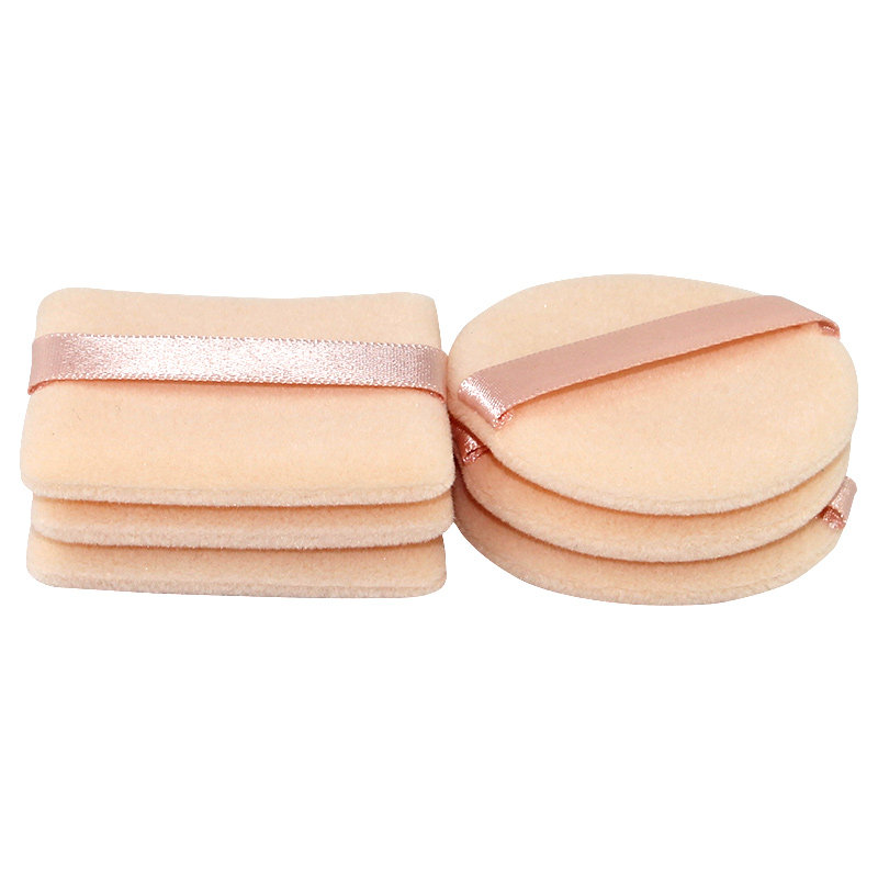 Mei shang Makeup Powder Puffs - Round & Square Fluff Face Cosmetic ...