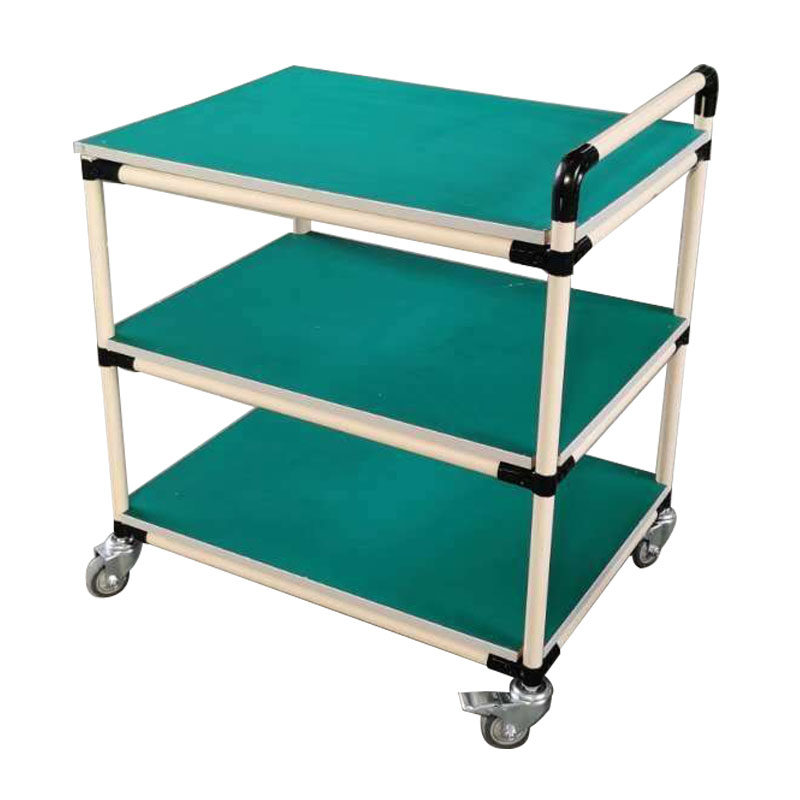 Workshop Anti-Static Turnover Trolley with Composite Tube Shelf and ...
