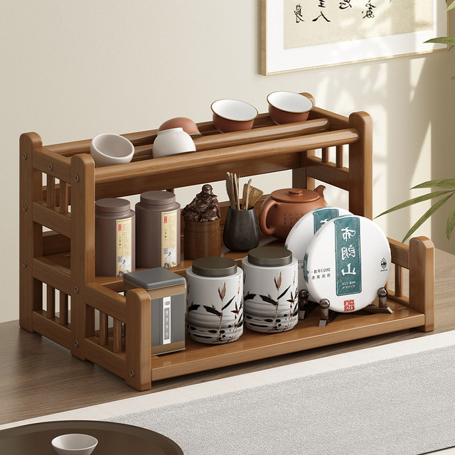 Desktop small Bogu rack tea cup tea set new Chinese -style tabletop ...