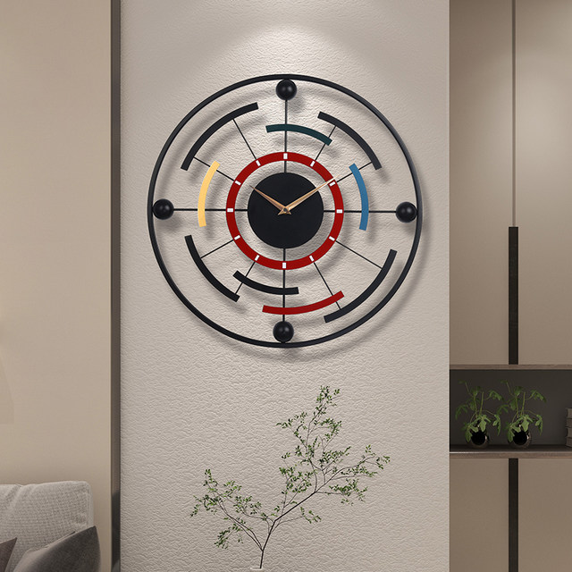 Hanging Living Room Fashion Home Modern Simplified quartz clock hanging ...