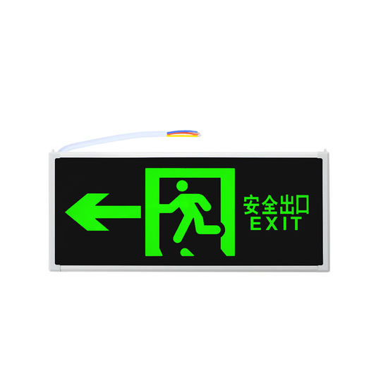Fire Emergency Light Sign for Safety and Evacuation