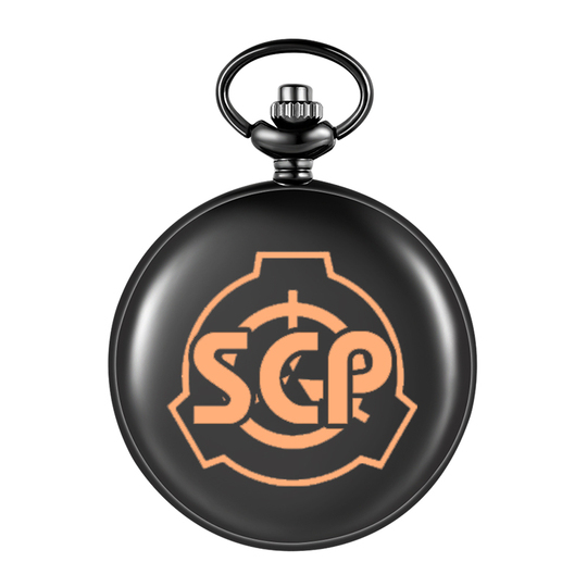 Animation Pocket Watch SCP Foundation Clock Two-Dimensional Flip Watch ...