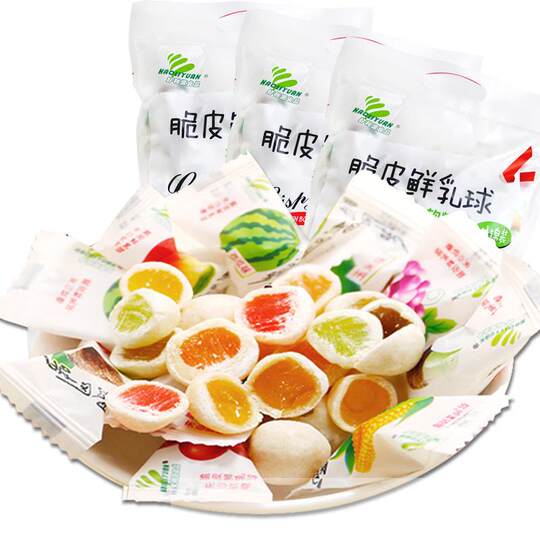 Haoliyuan Crispy Fresh Milk Ball Toffee Candy - Wedding Bulk Snacks