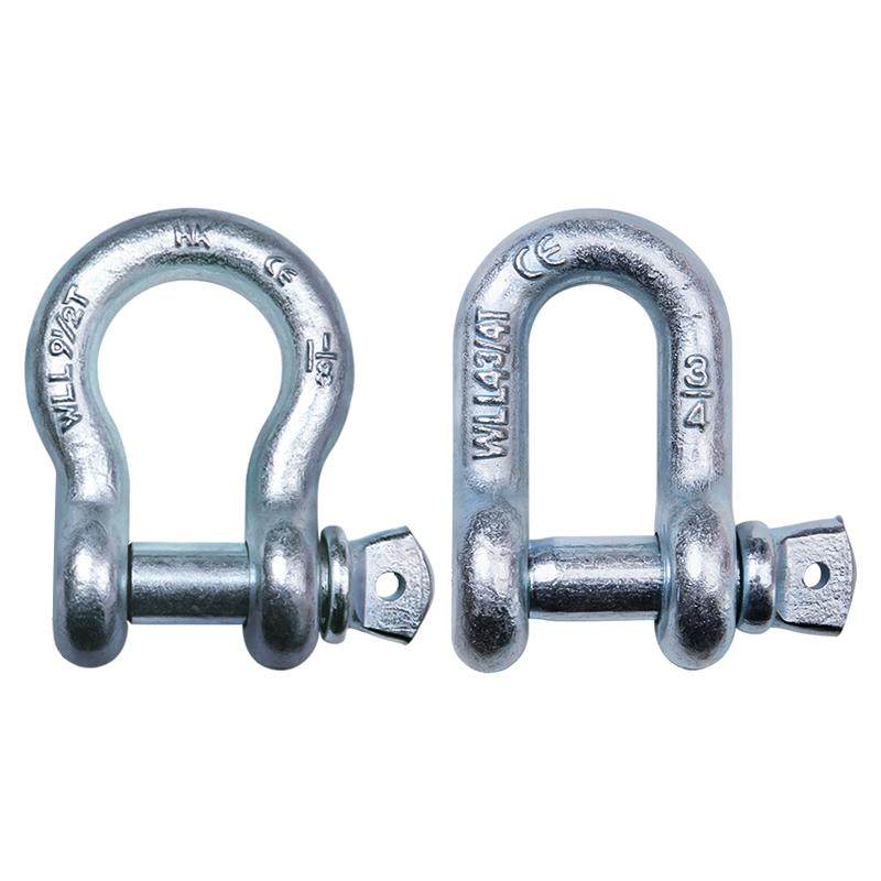 Verzinkter u-ring mit marine-verschlussschnalle, d-förmiger ...