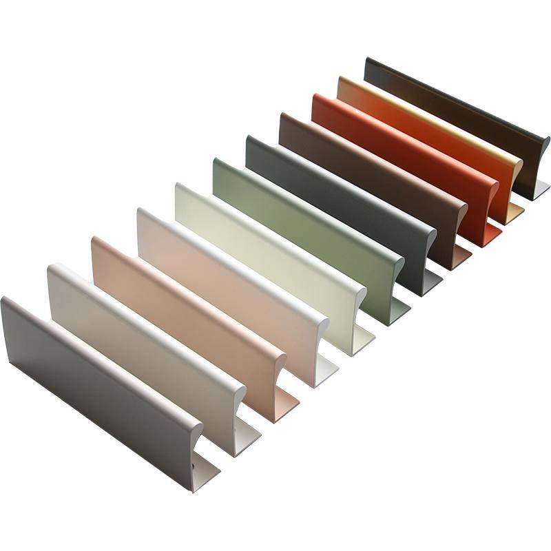 Mới egger u705/cashmere màu xám vô hình tay cầm không cần Đấm tủ ngăn ...