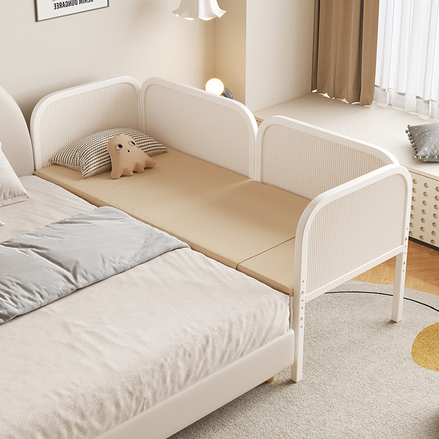 Children's splicing bed iron art widening splicing artifact bedside ...